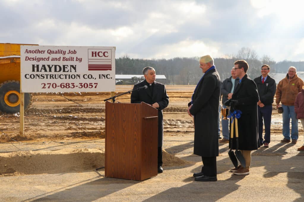 Trinity and St. Mary of the Woods break ground on new school facility ...